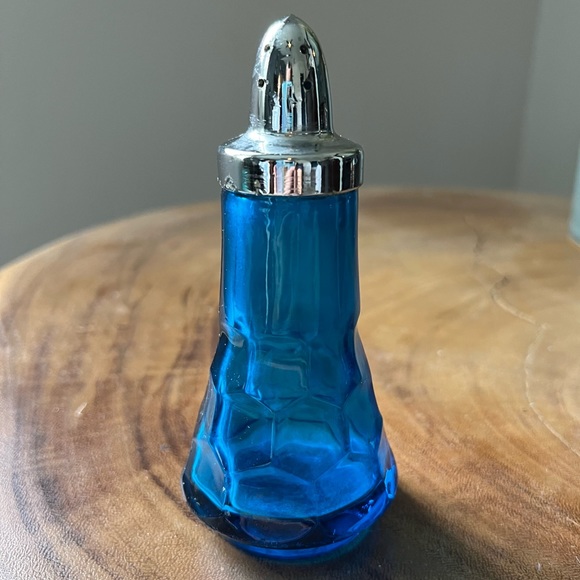 Kitchen | Vintage Cobalt Blue Glass Salt Shaker | Poshmark